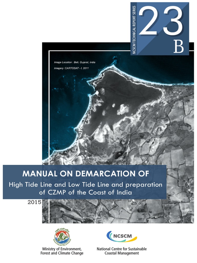 Manual On Demarcation of High Tide Line and Low Tide Line & Preparation ...