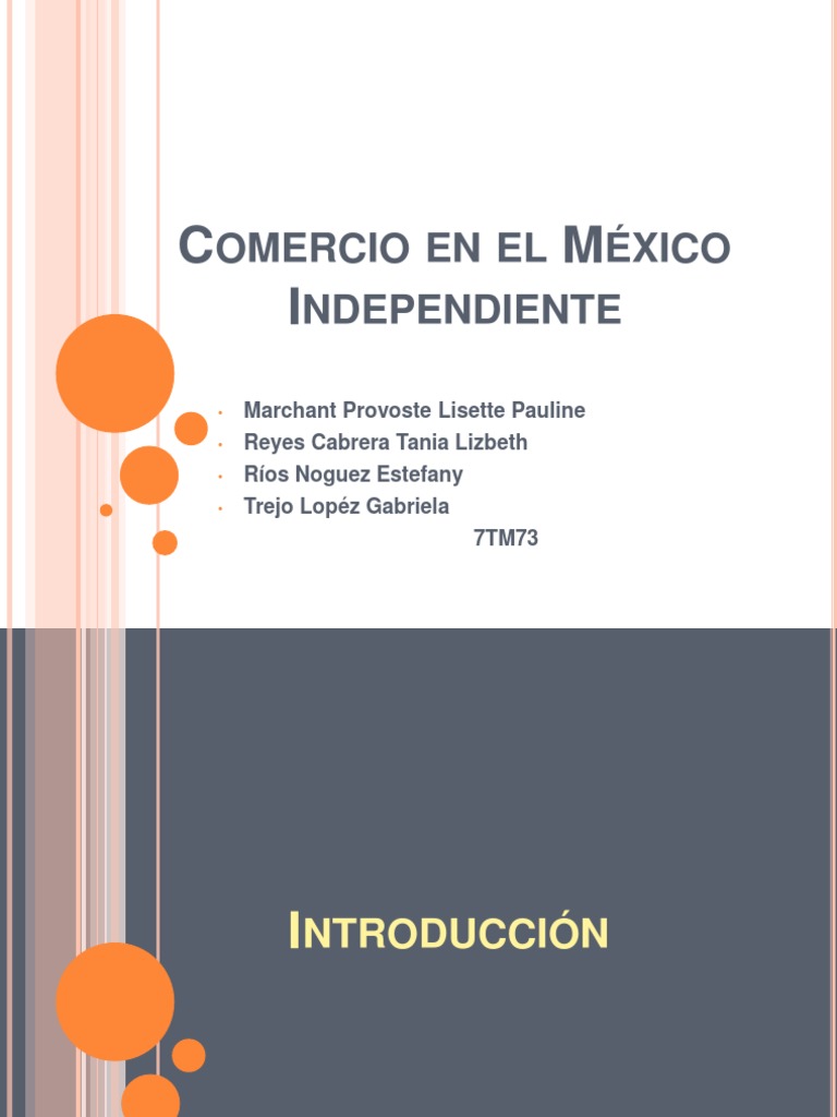 Comercio en El Mexico Independiente | PDF | México | Agricultura