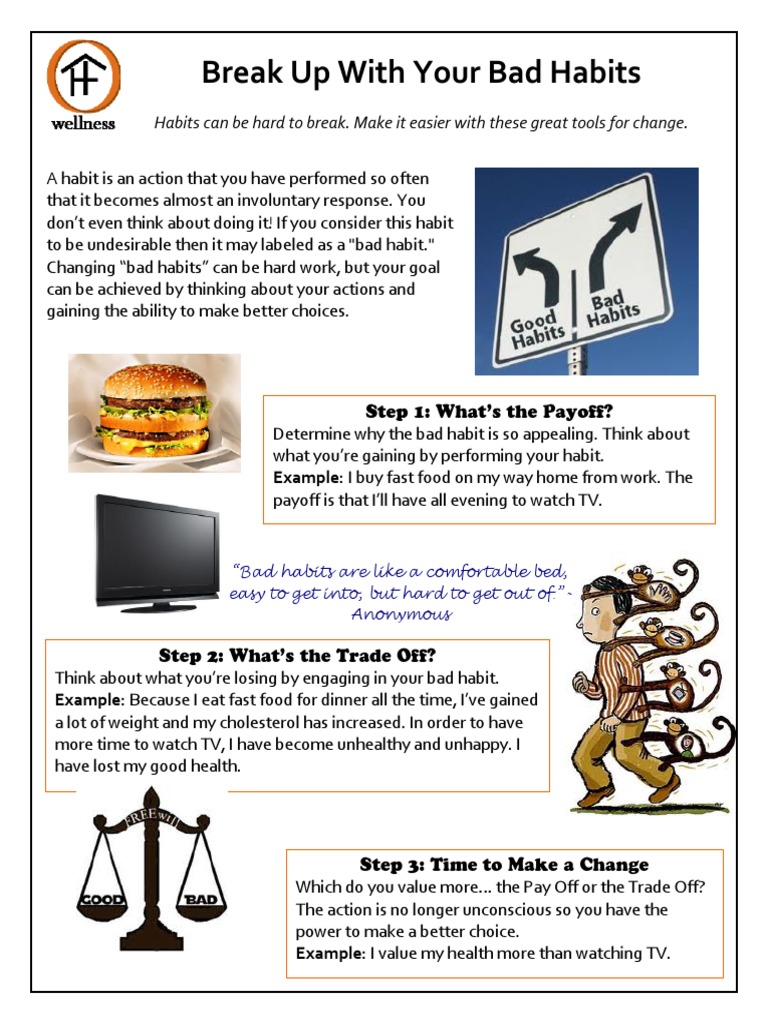 Bad Habits PDF | PDF | Habits | Cognitive Science