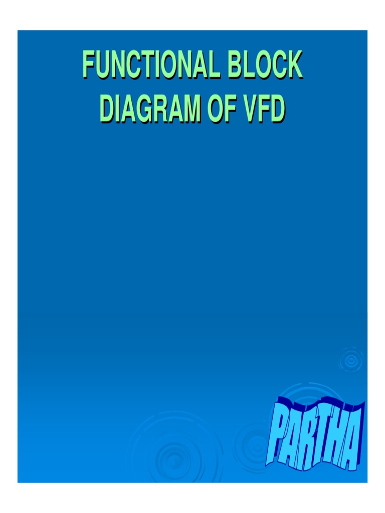 VFD Block Diagram Guide | PDF