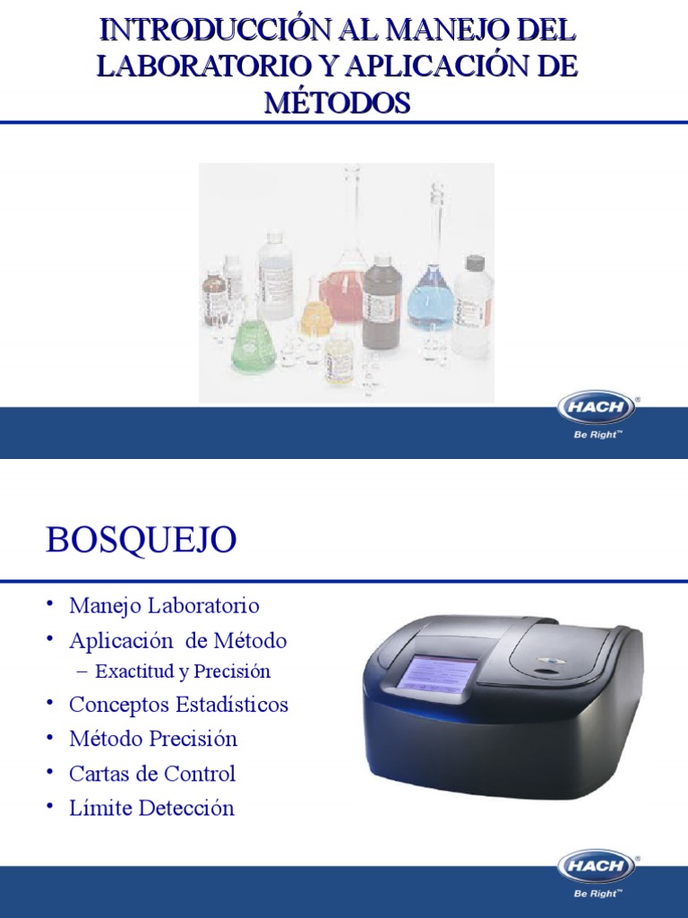 Buenas Practicas de Lab Hach Español - Andia Ltda | PDF | Medición ...
