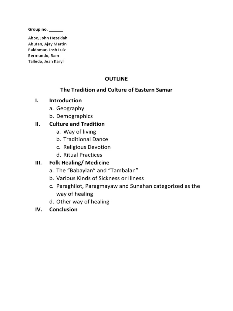 The Tradition and Culture of Eastern Samar | Religion And Belief