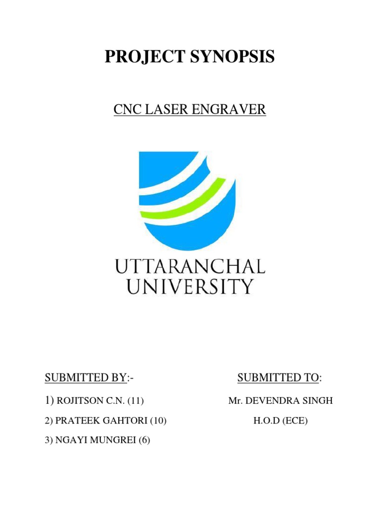 Project Synopsis CNC Laser Engraver | PDF | Numerical Control ...