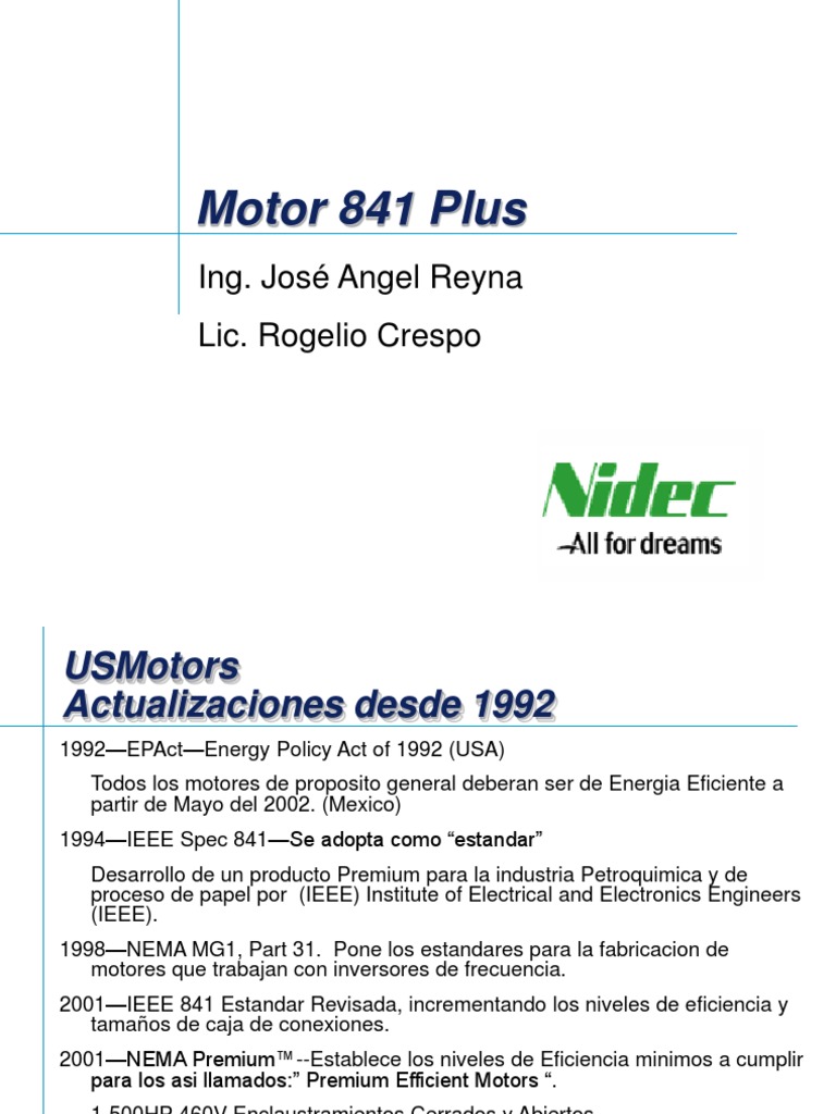 Presentacion 841 Plus (Español) | PDF | Física Aplicada e ...