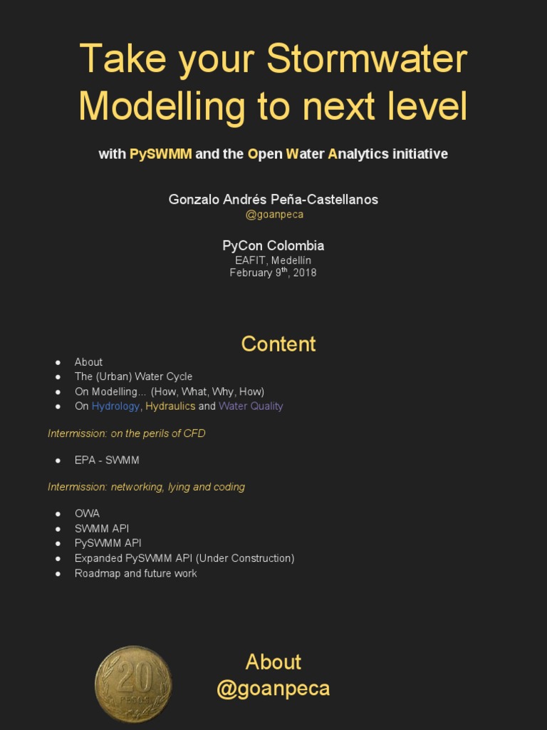 SWMM - Pyswmm - Owa | PDF | Hydrology | Application Programming Interface