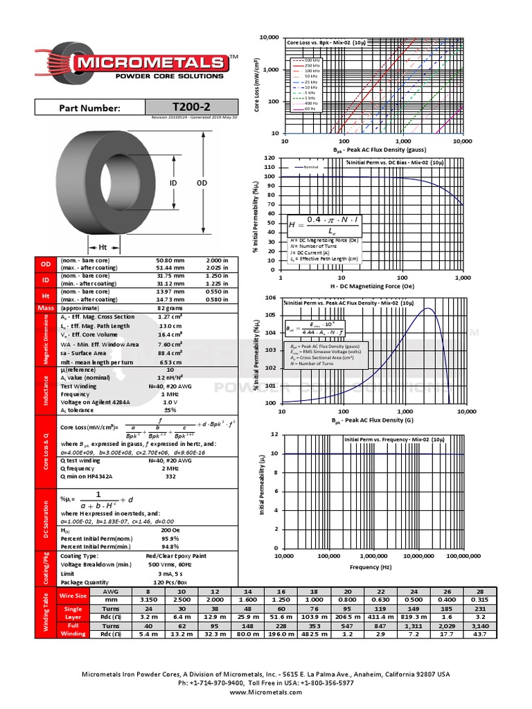 T200 2 DataSheet PDF | PDF | Alternating Current | Hertz