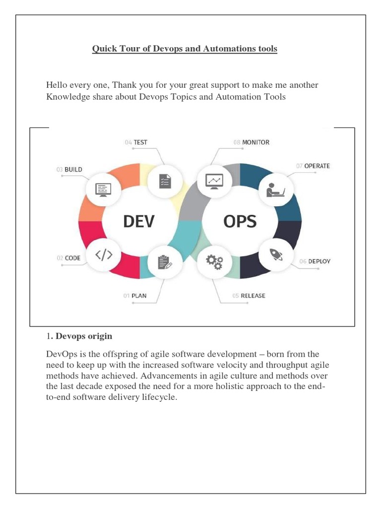 DevOps PDF | PDF | Agile Software Development | Software Testing
