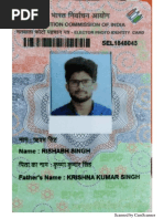 Pan Card Back Side | PDF