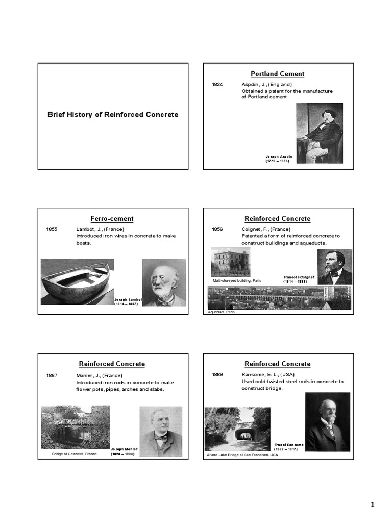 Brief History Of Reinforced Concrete – WPFQTM