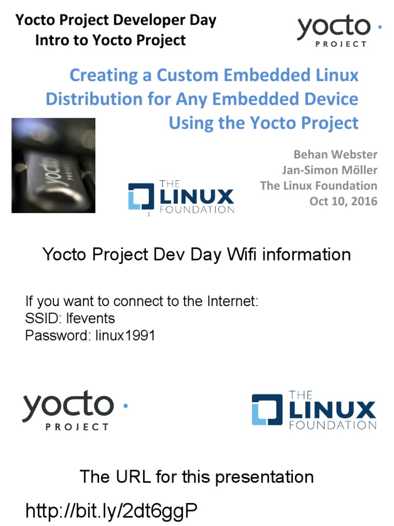 Creating A Custom Embedded Linux Distribution For Any Embedded Device Using The Yocto Project