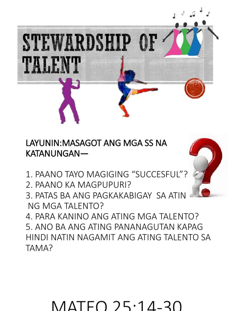 Stewardship of Talent POWERPOINT | PDF