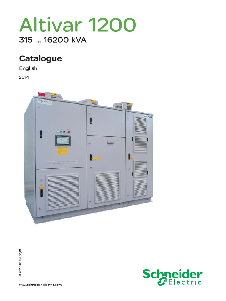 Atv1200 Schneider Catalogo | PDF | Power Inverter | Transformer