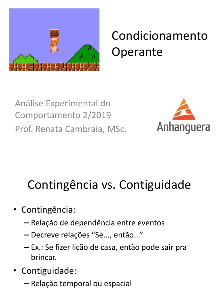 Condicionamento Operante | PDF | Comportamento | Conceitos psicológicos