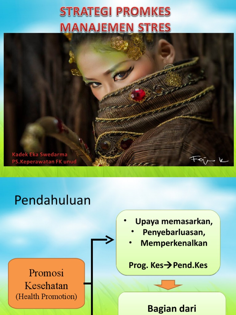 Strategi Promkes Manajemen Stres | PDF