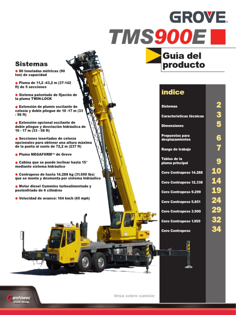 TMS900E Product Guide ES | PDF | Eje | Camión