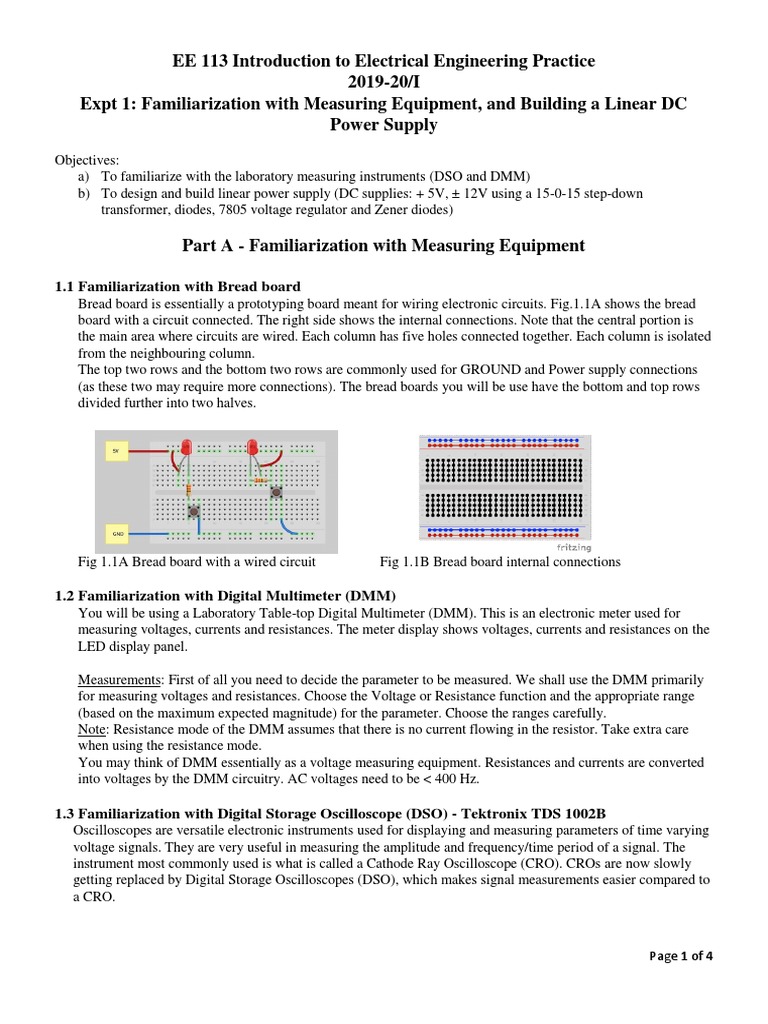 Measuring Instr | PDF | Rectifier | Power Supply