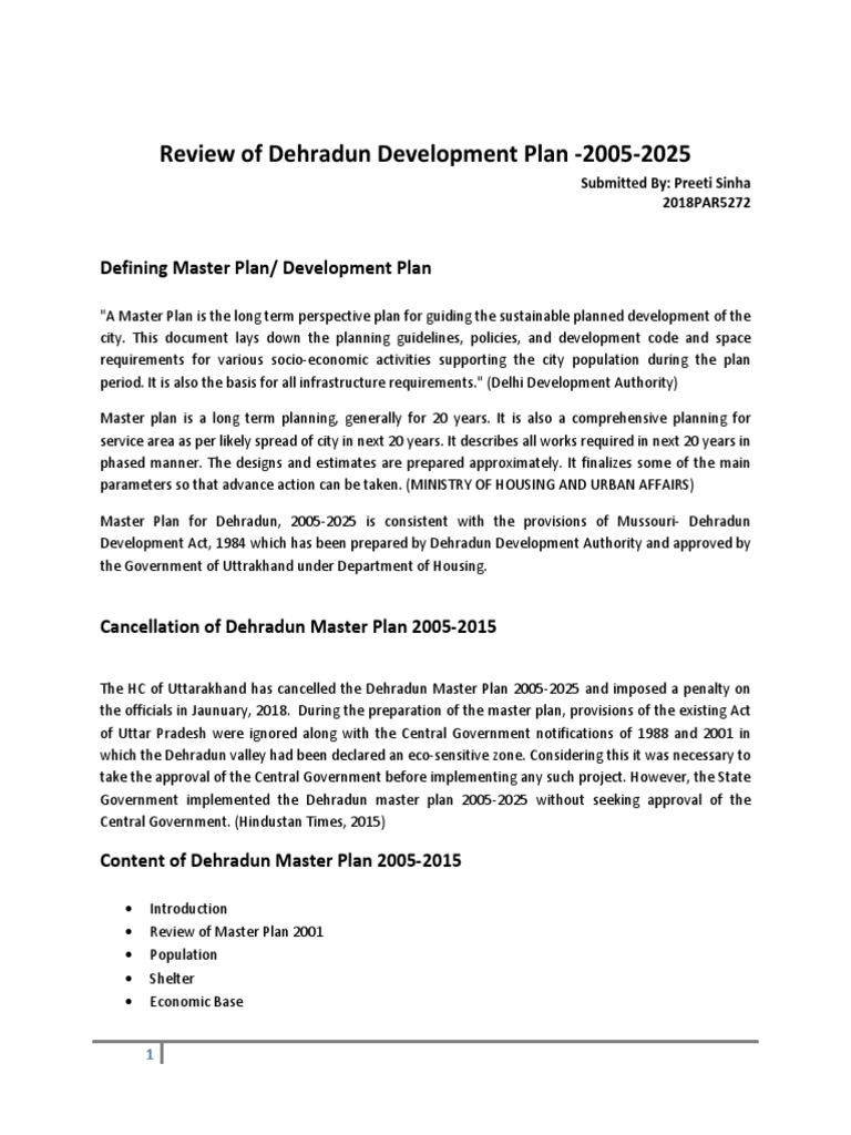 3 Review of Dehradun Development Plan | PDF | Waste Management | Waste