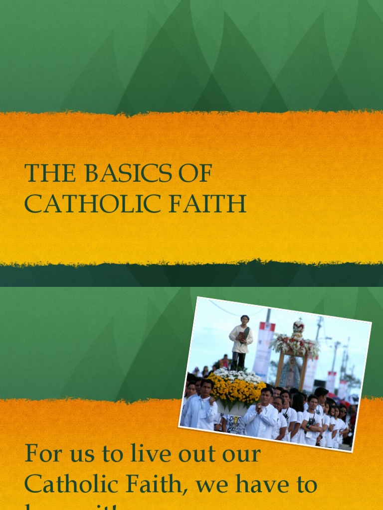Understanding Catholic Faith Basics | PDF | Ten Commandments | God The ...