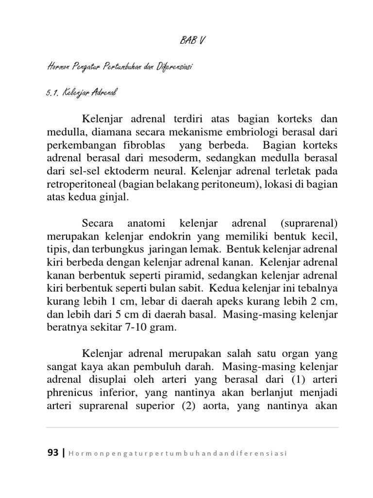 Hormon Adrenal: Struktur dan Fungsi | PDF