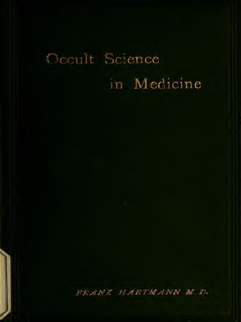 Occult Science in Medicine Explained | PDF | Soul | Spirituality
