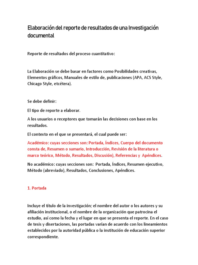 Elaboración efectiva de reportes de investigación: Una guía completa de ...