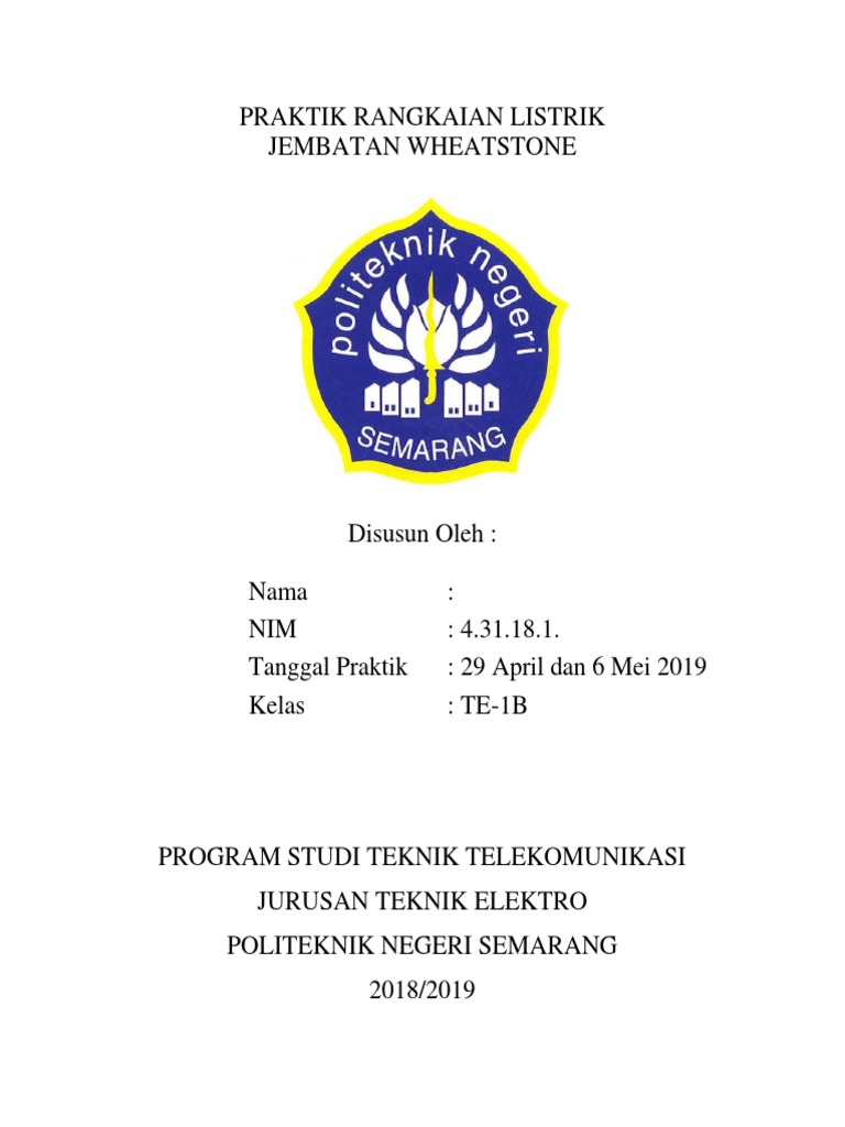 Percobaan 8 Jembatan Wheatstone | PDF