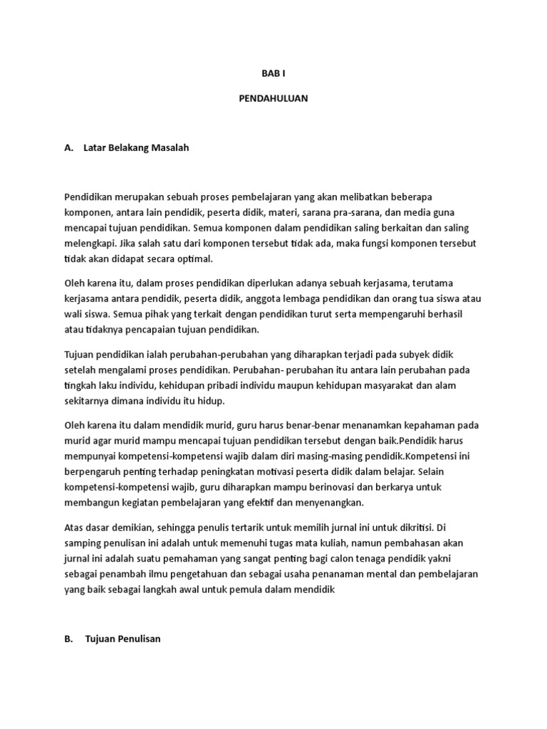 CBR Psikologi Pendidikan UNIMED | PDF