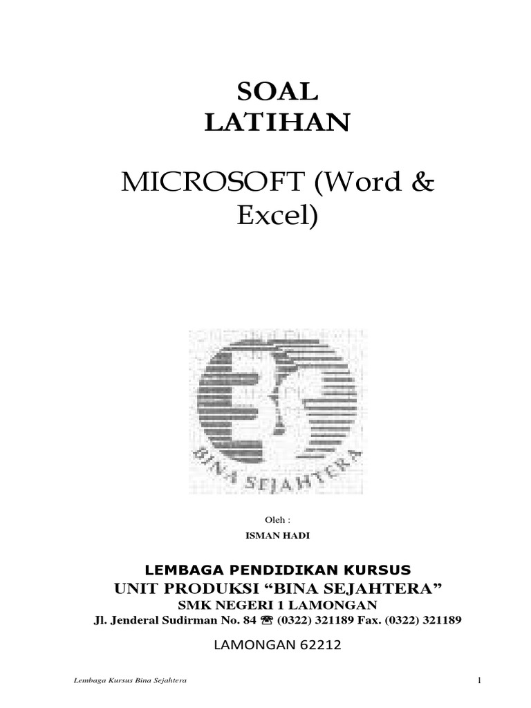 Modul Word Excel (Rev.01) | PDF