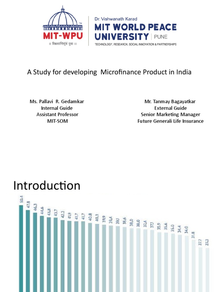 SIP Presentation On MSME | PDF | Microfinance | Financial Inclusion