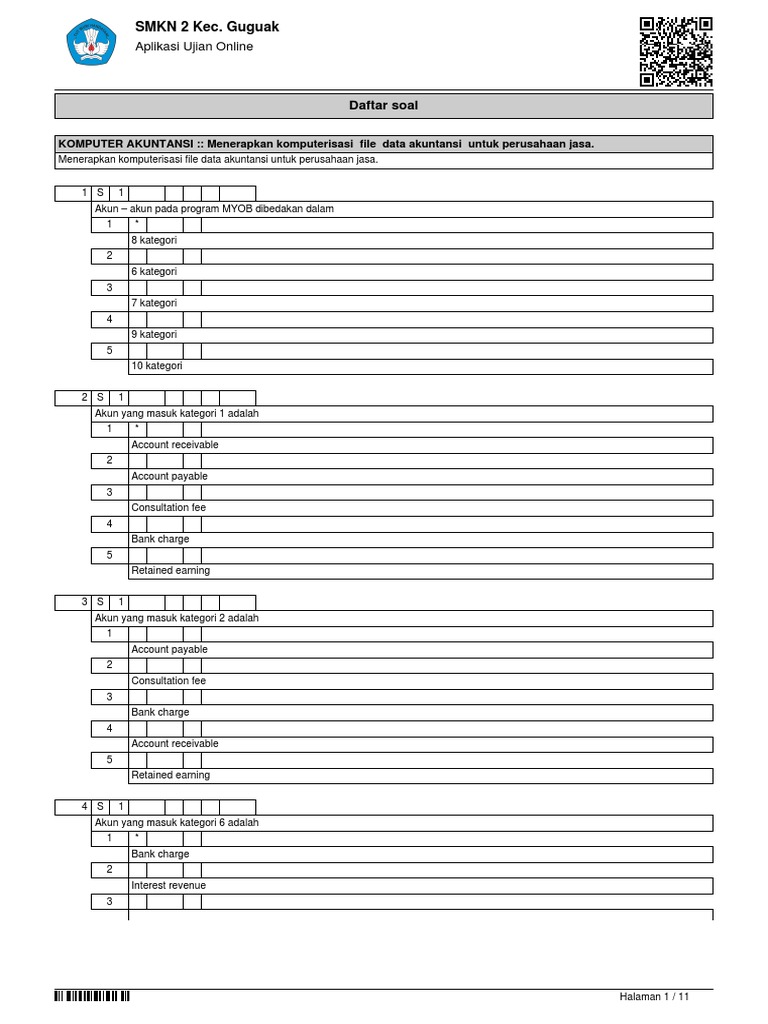 SMKN 2 Kec. Guguak: Aplikasi Ujian Online | PDF | Pengelolaan Keuangan & Uang