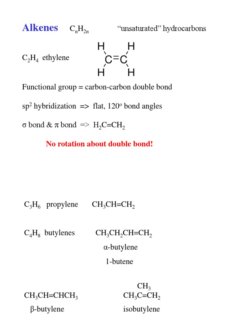 Alkene Structures and Reactions | PDF | Alkene | Alcohol