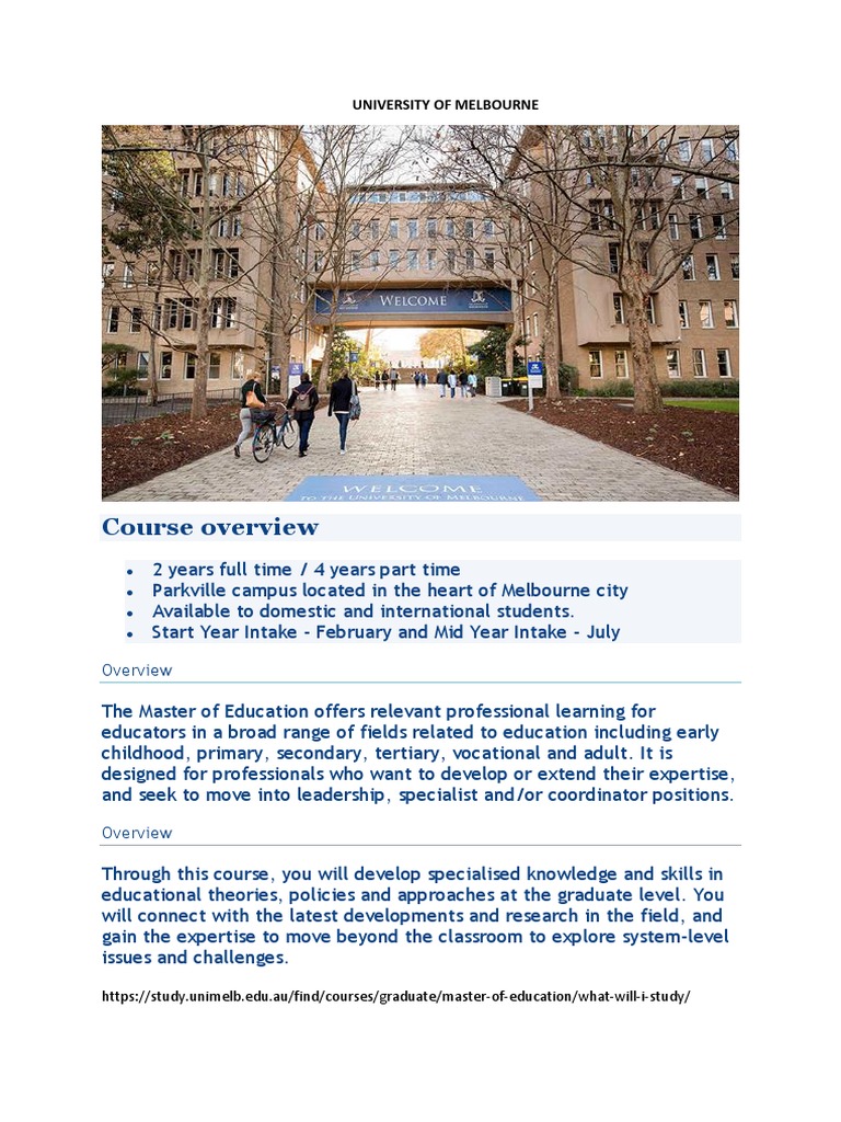 University of Melbourne | PDF
