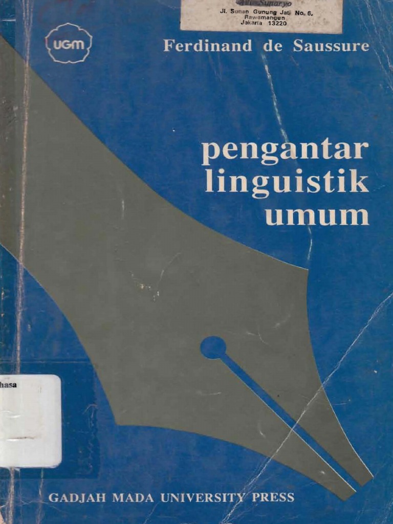 Pengantar Linguistik Umum (1988) PDF | PDF