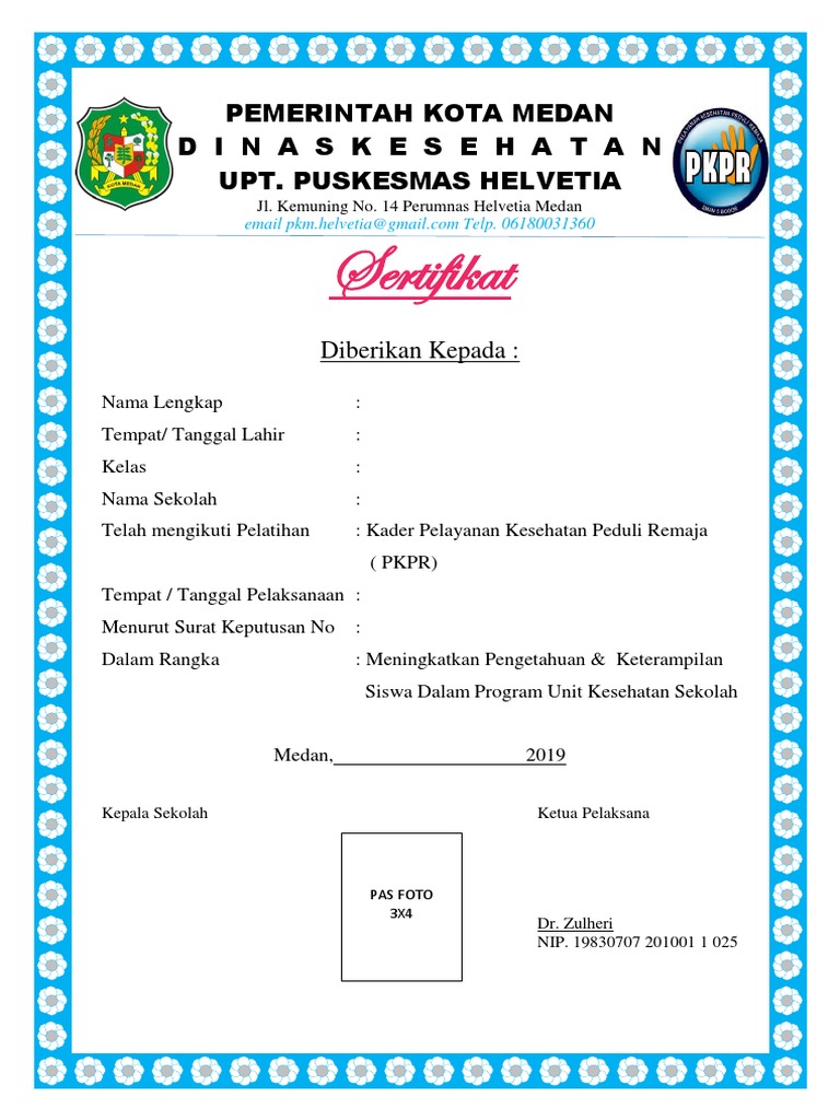Sertifikat PKPR | PDF