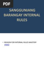 Barangay Structure and Official Duties | PDF | Welfare | Justice