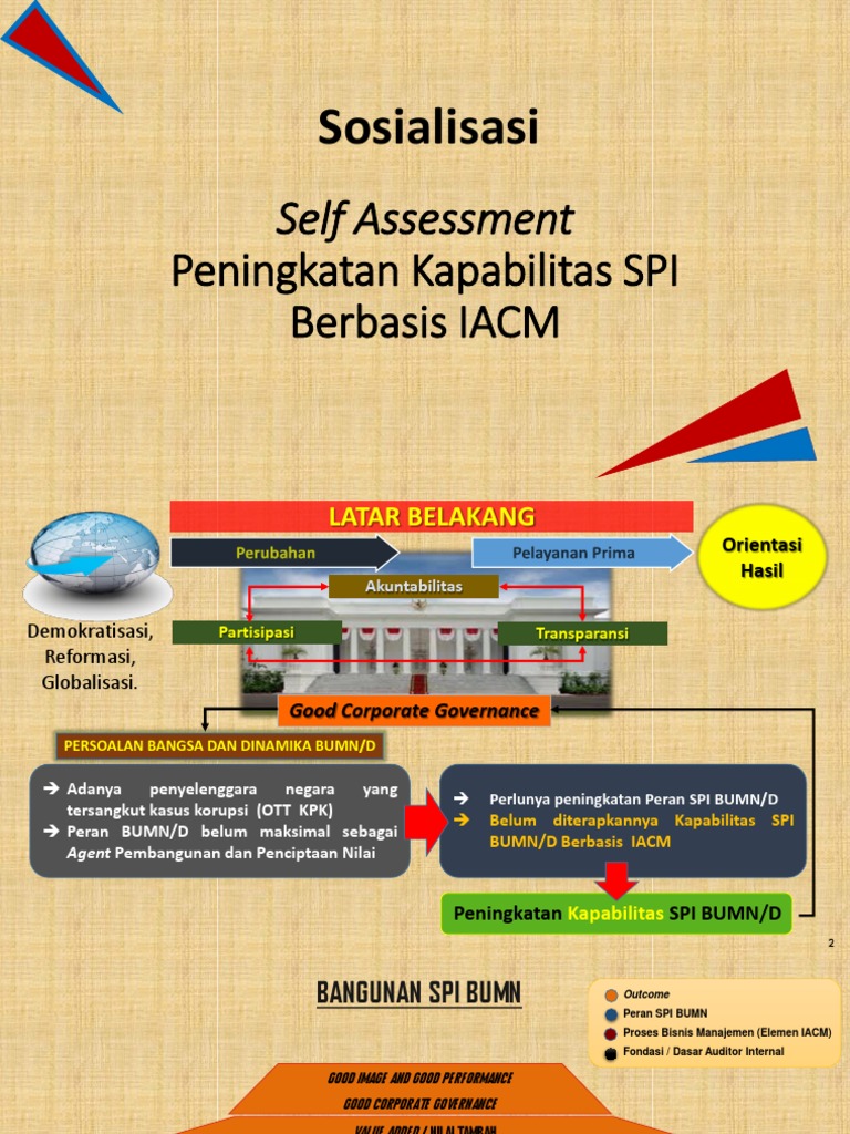 Self Assessment IACM - Sosialisasi | PDF | Bisnis