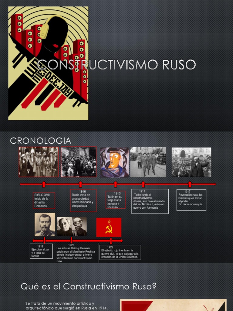 Constructivismo Ruso | PDF | Medios de arte | Pinturas