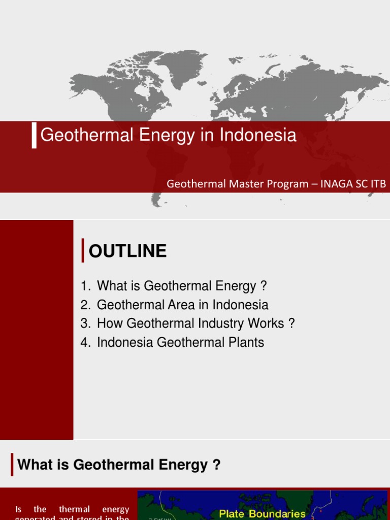 Geothermal Energy in Indonesia - INAGA SC | PDF | Geothermal Energy | Heat