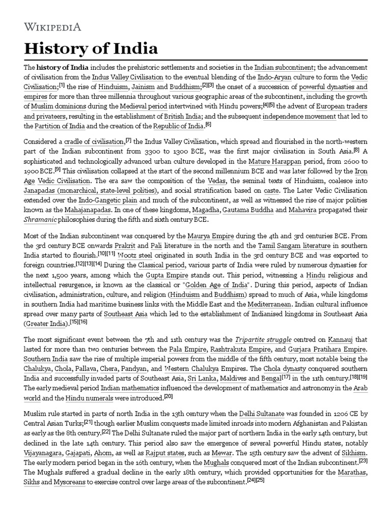 The Detailed History of India | PDF | Sikhism | Jainism