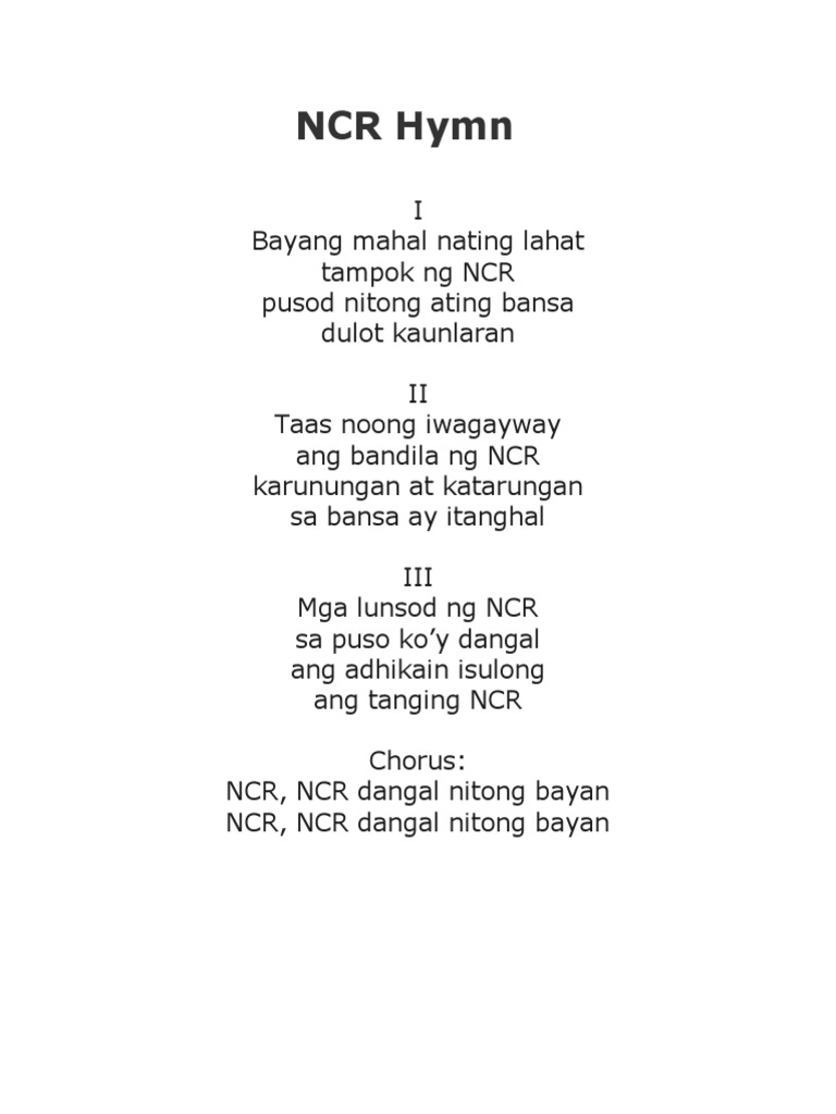 Pasig Hym and Other | PDF