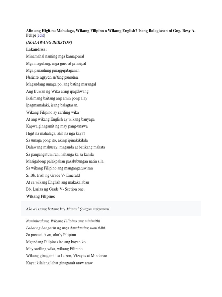 BALAGTASAN | PDF