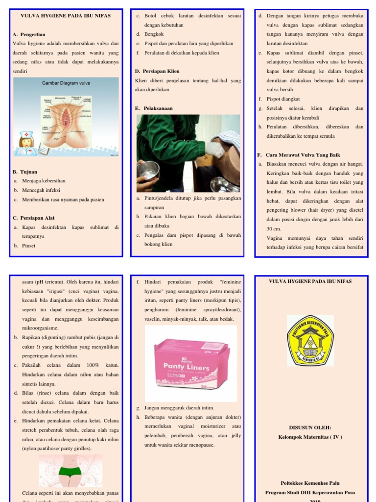Leaflet Vulva Hygiene-1 | PDF