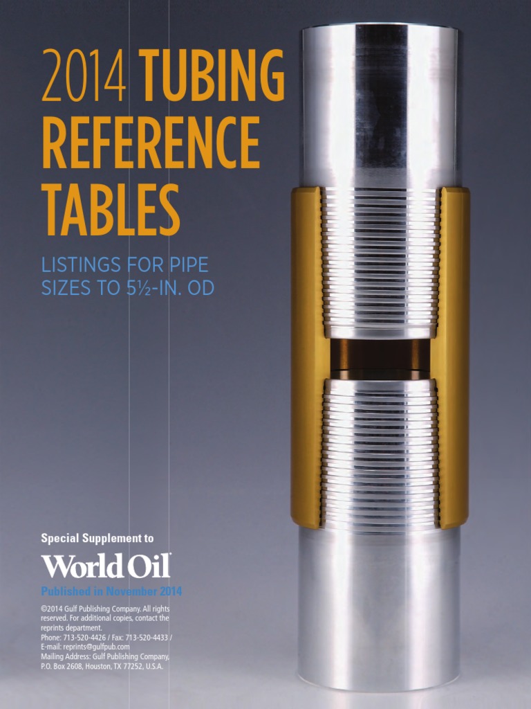 Tubing Tables PDF | PDF | Pipe (Fluid Conveyance) | Epoxy