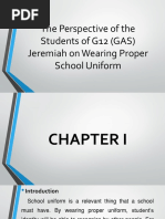 Negative Effects in Academic Performance of Wearing Improper Uniform ...