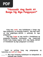 Sanhi at Bunga Worksheet | PDF