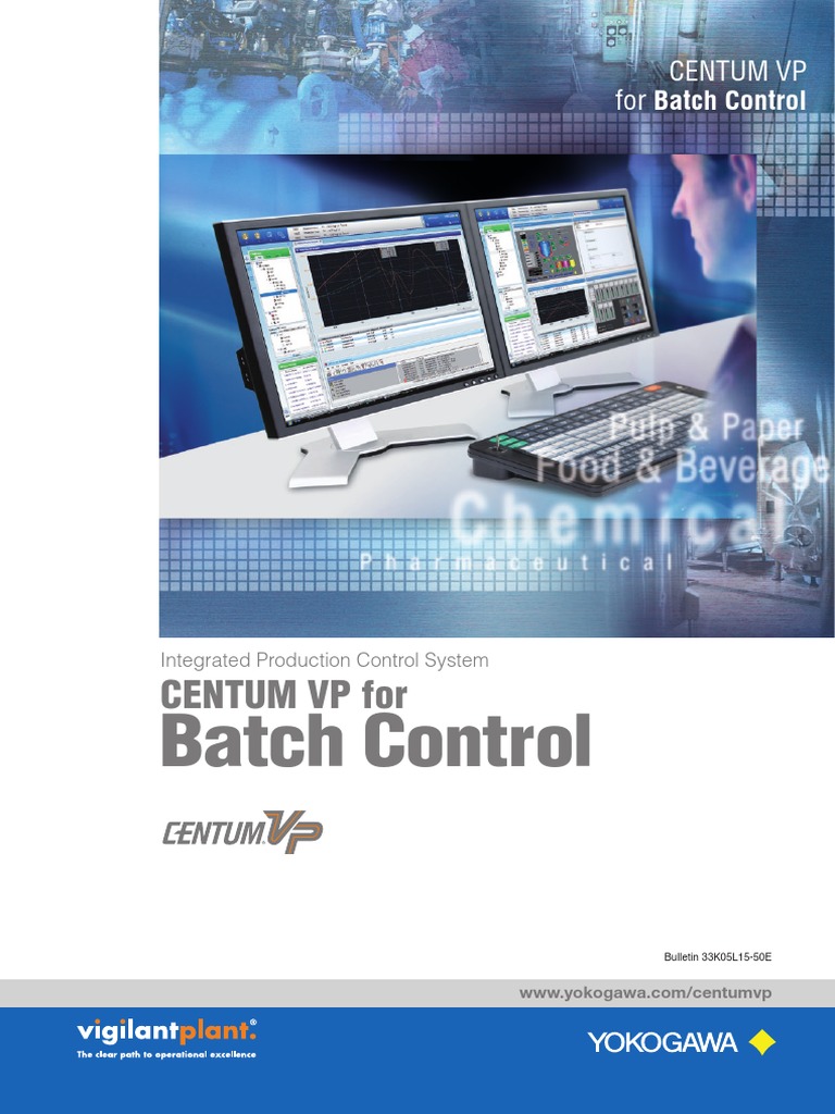 Yokogawa 2015 Centum VP For Batch Control | PDF | Scheduling ...