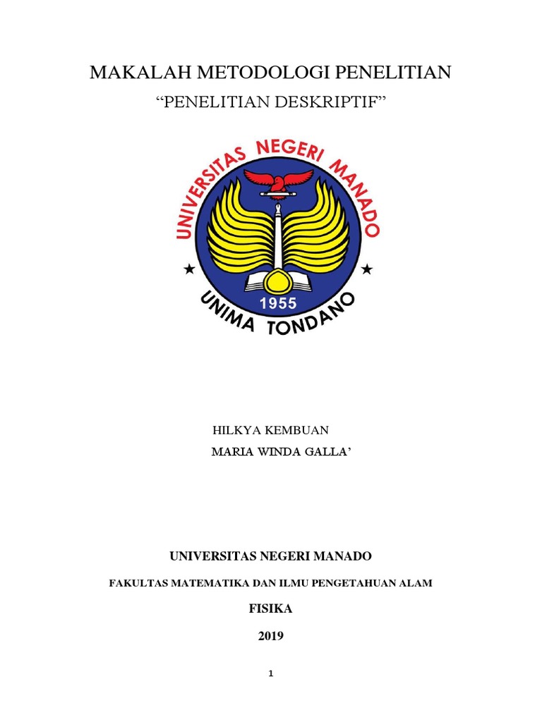 Makalah Metodologi Penelitian Fix | PDF