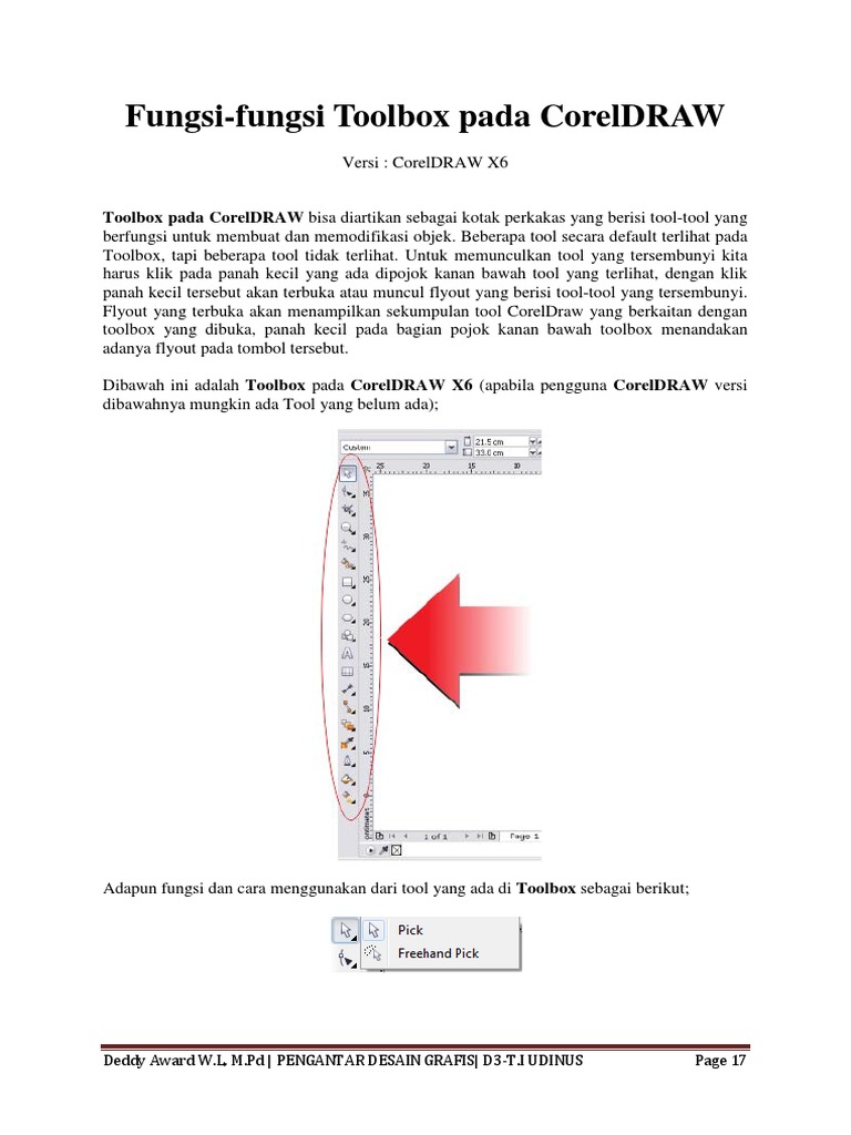 Fungsi Toolbox di CorelDRAW X6 | PDF | Karier & Perkembangan | Seni