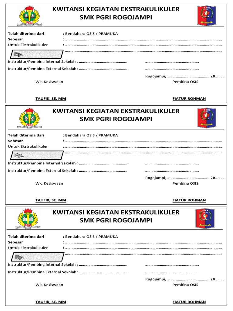 Kwitansi Ekstra | PDF