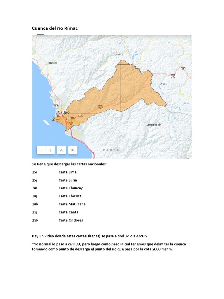 Geomorfologia Cuenca Rio Rimac | PDF | Viajes y turismo